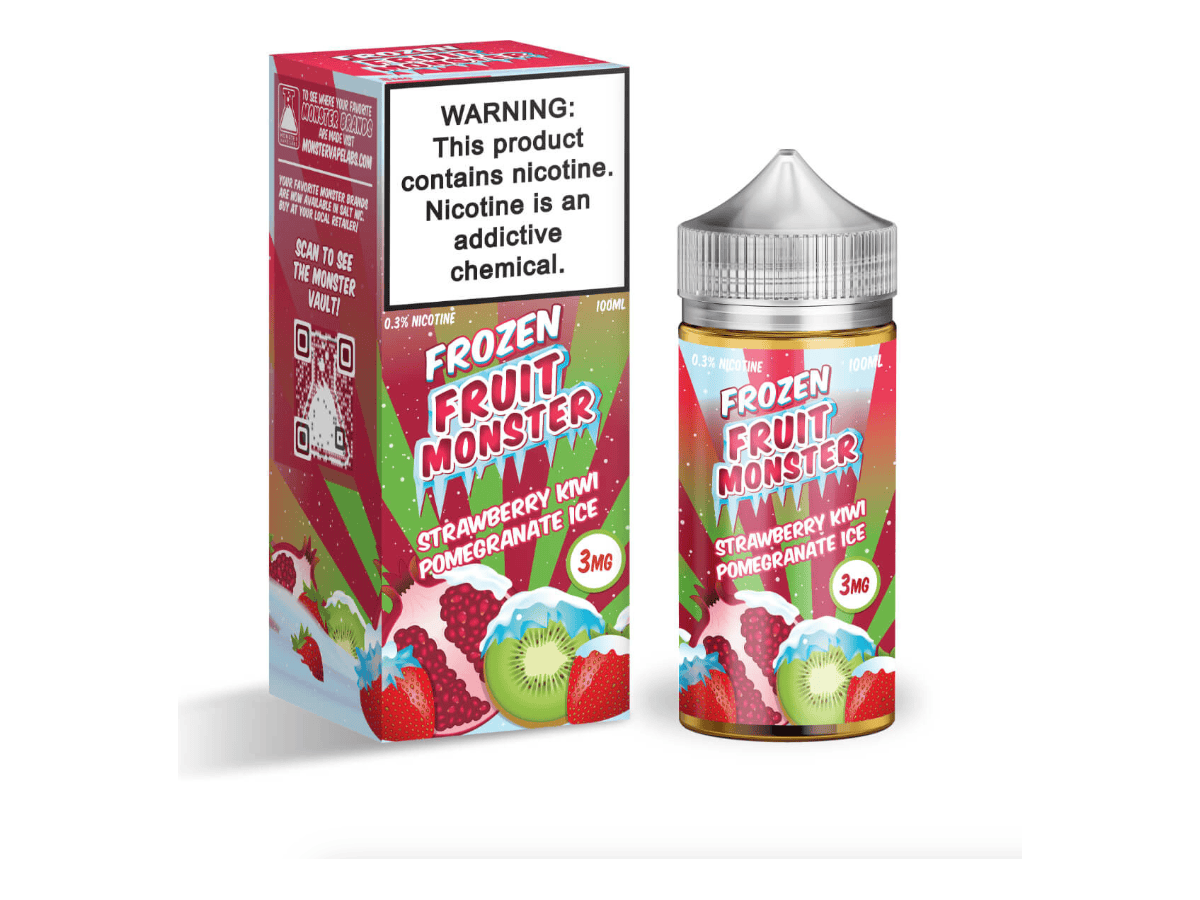 Strawberry Kiwi Pomegranate Ice Frozen Fruit Monster E Liquid